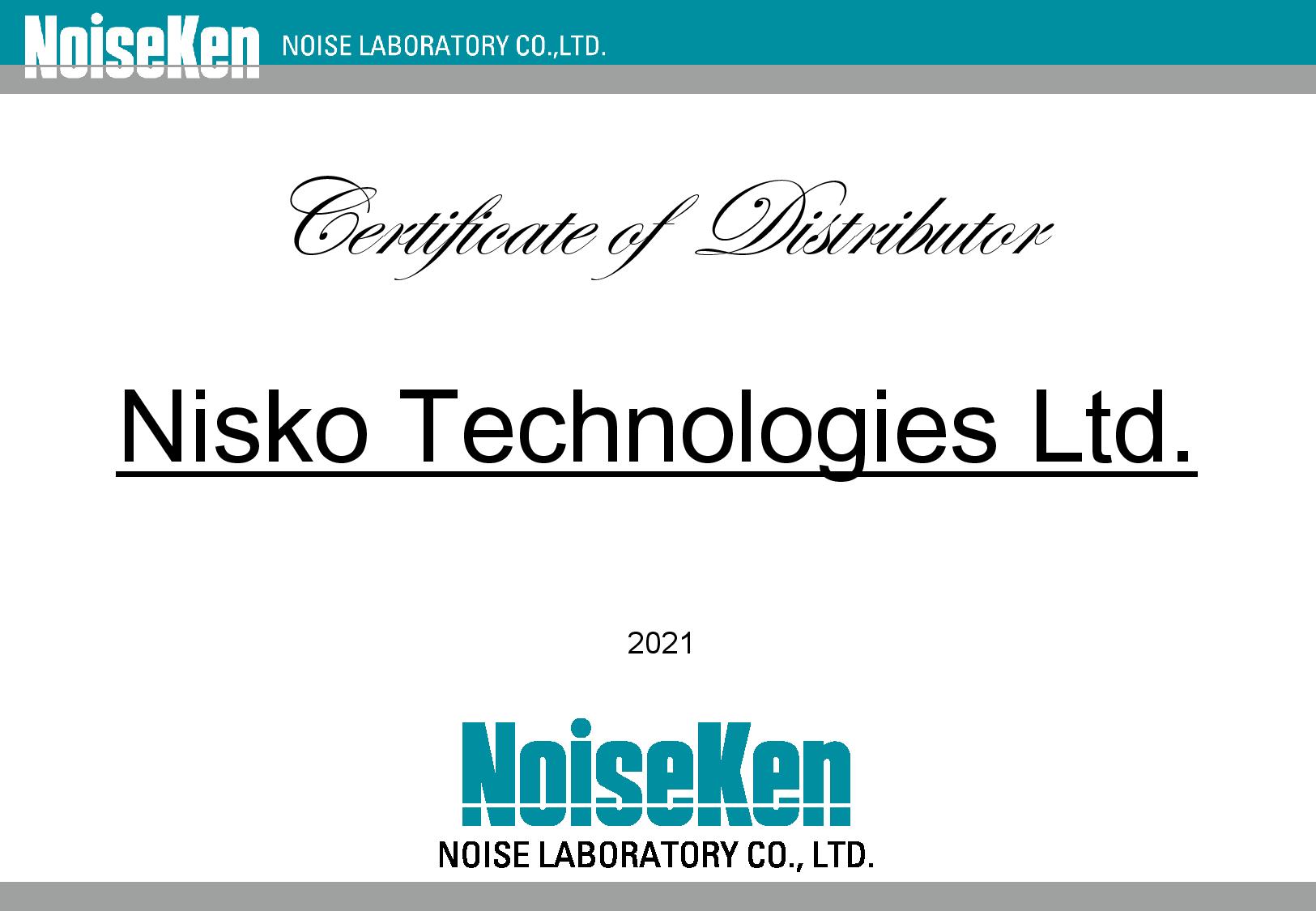 Certificates - Nisko
