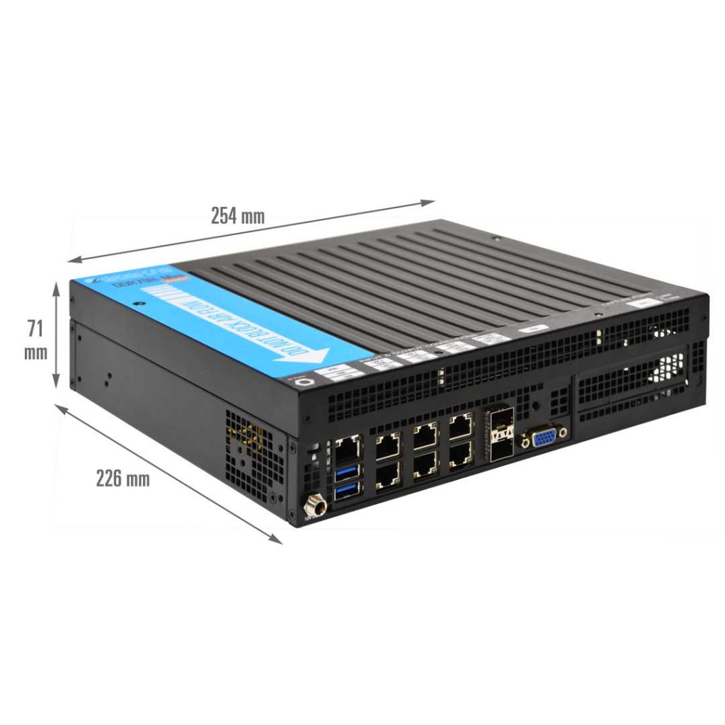 Mini 20Gbps Ethernet recorder DDR70-Mini-10G-2 - Nisko